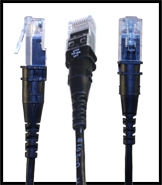 Unshielded ThinPATCH thin RJ45 cables
